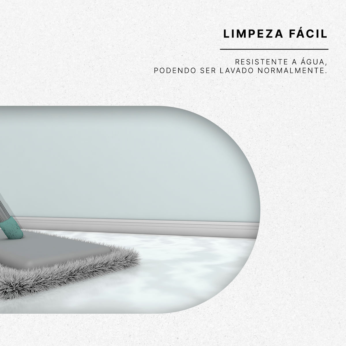 RODAPÉ CINZA CIMENTO FRISADO 1,80M - 10CM - 9MM - GF Casa Decor